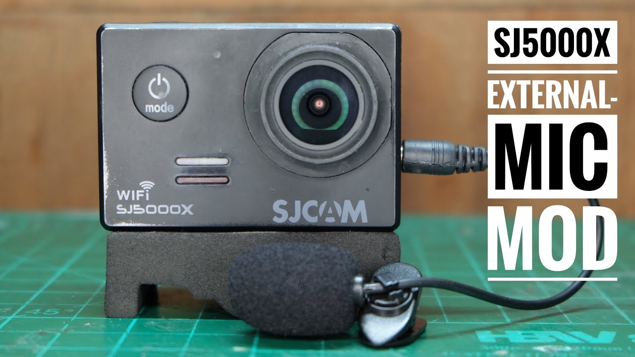 SJ5000X External Mic Mod - YouTube
