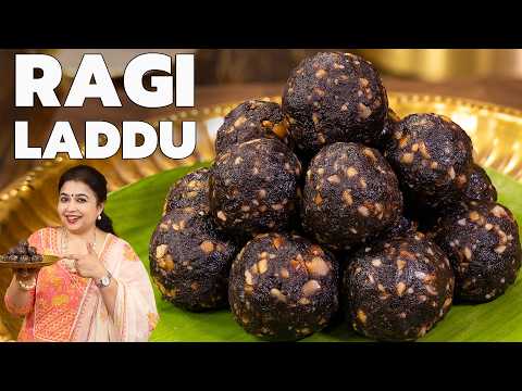 High Protein Ragi Laddu | Healthy Millet Snack in Minutes | Calcium Rich Energy balls
