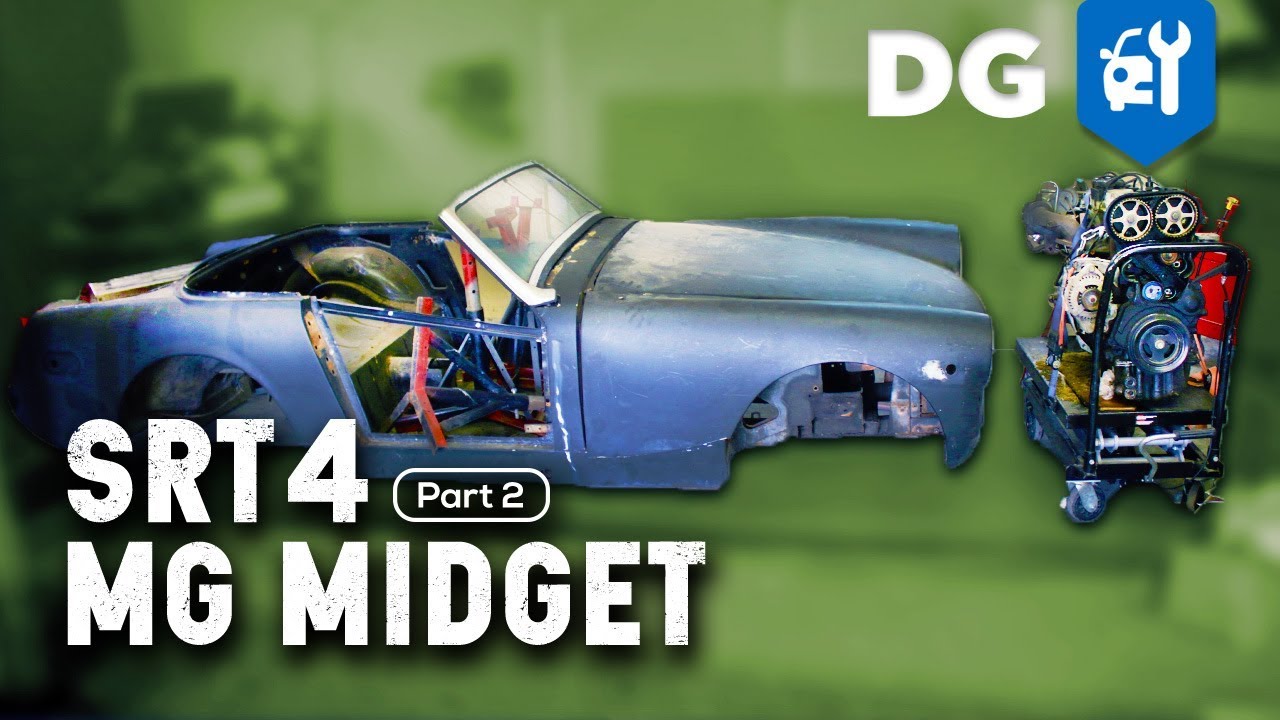 Unibody to Full Frame Conversion: Turbo SRT4 RWD '73 MG Midget [EP2 ...