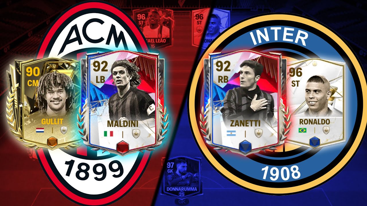 Rivals Maldini x Zanetti - ULTIMATE Milan Derby Team in FC MOBILE ...