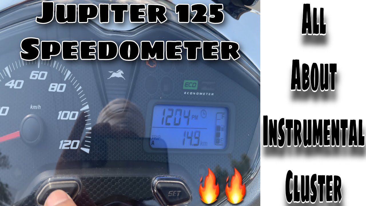 JUPITER 125 2022 bs6 Full Instrumental Cluster Detailed Video || Full ...