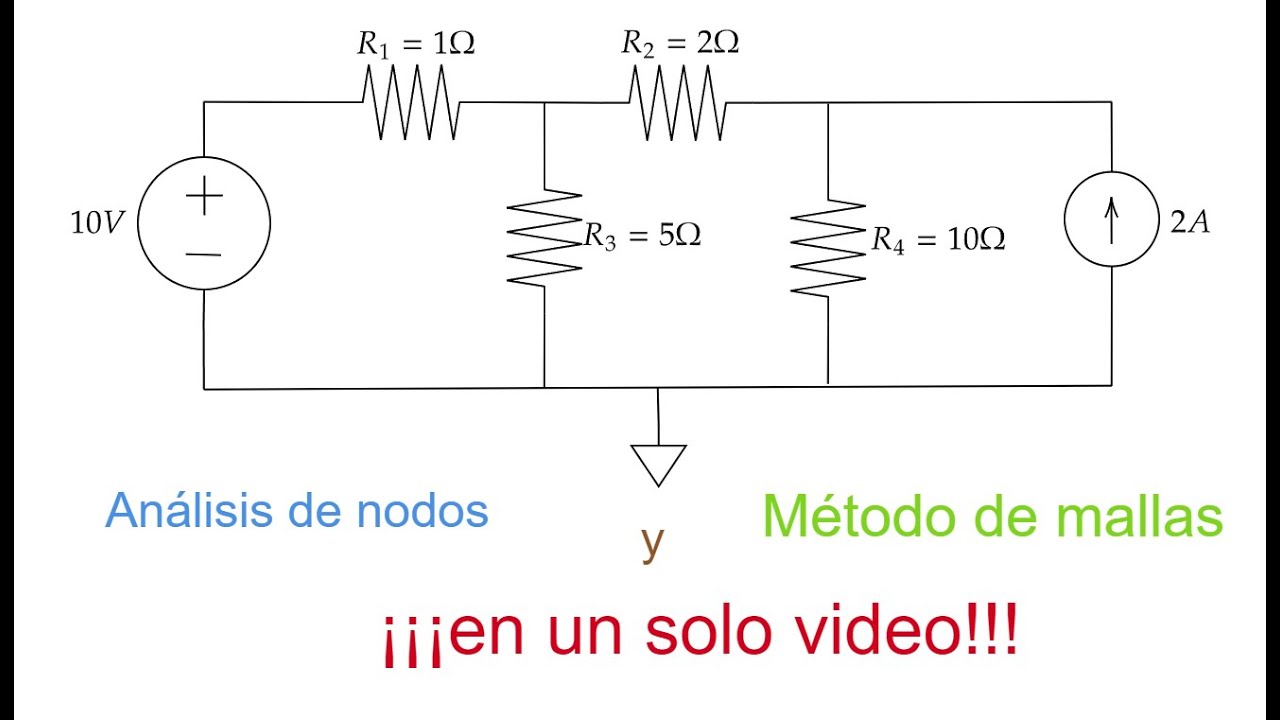 Análisis de nodos y método de mallas. - YouTube