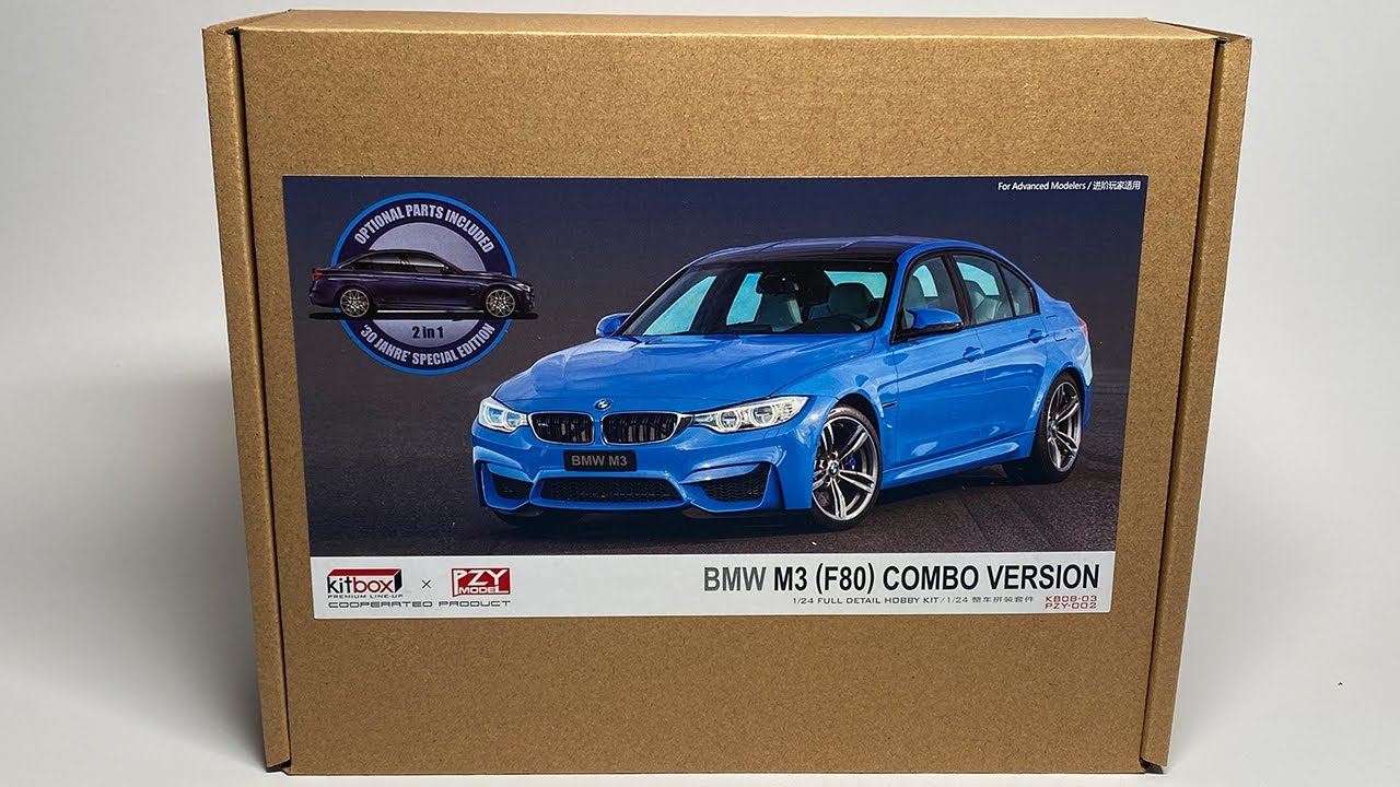 Unboxing: Kitbox + PZY Model BMW F80 M3 - YouTube