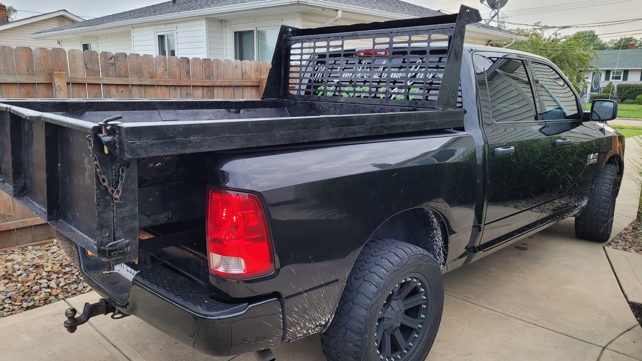 Dump insert in a short truck bed!? - YouTube