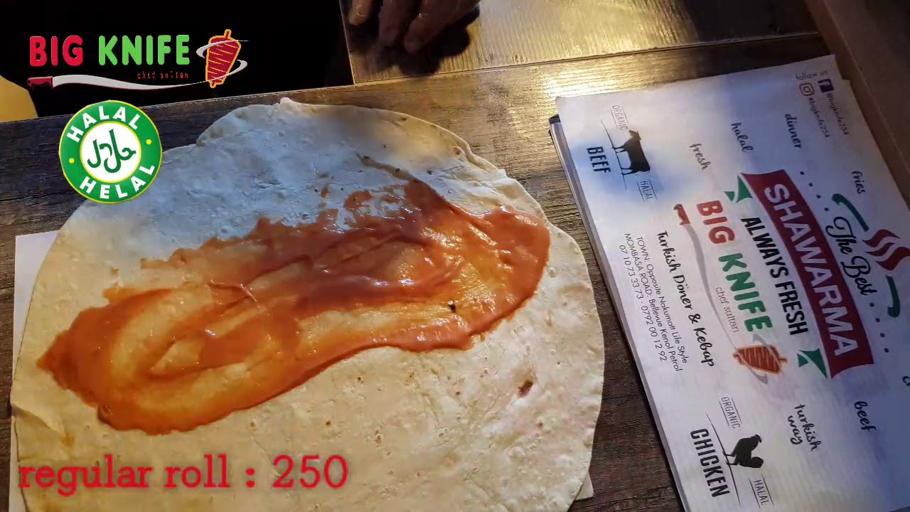 Big Knife TURKISH DÖNER SHAWARMA - YouTube