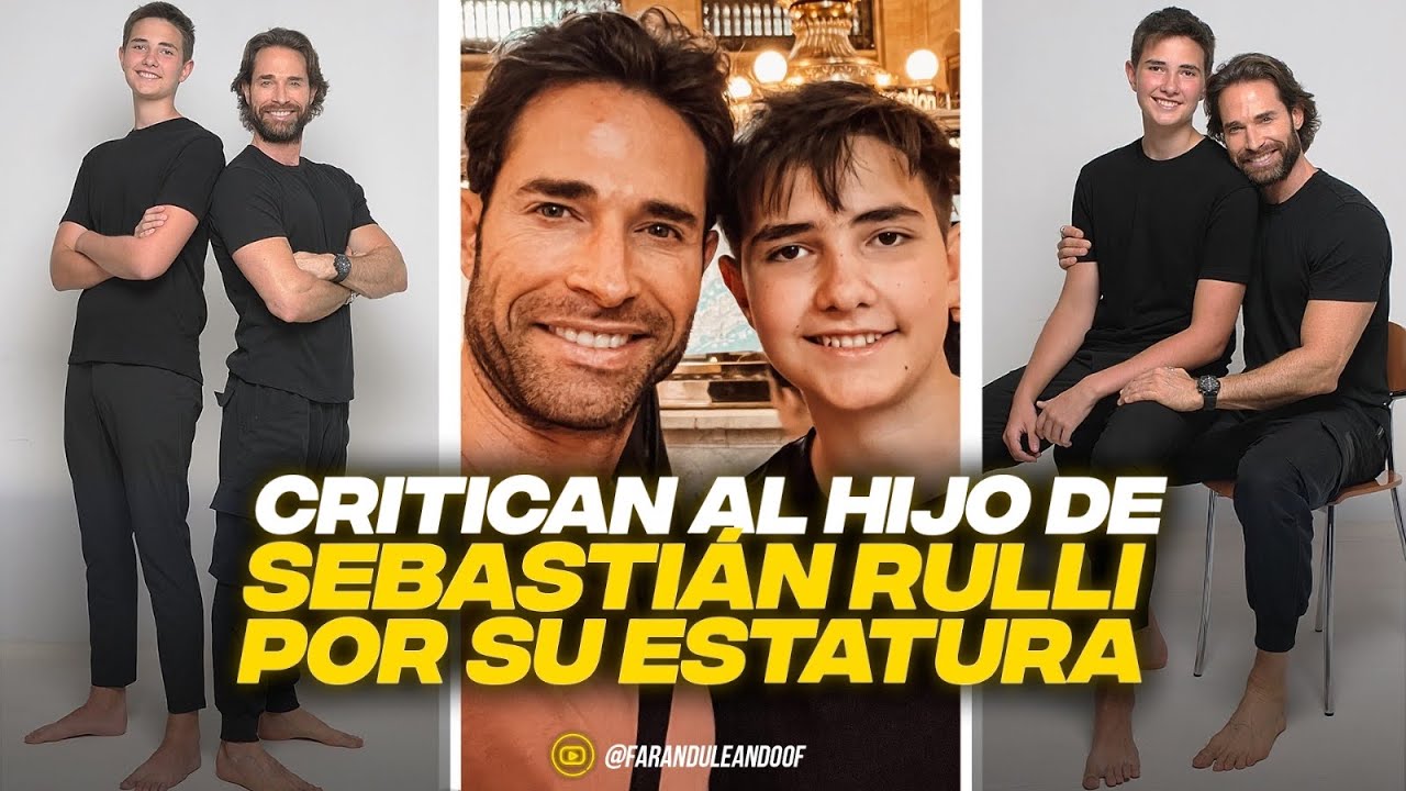 CRITICAN AL HIJO DE SEBASTIÁN RULLI POR SU ESTATURA A SUS 14 AÑOS ...