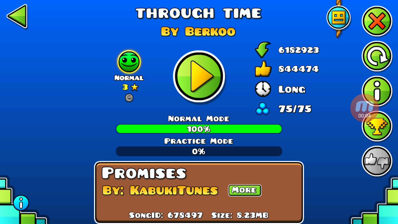 Through time geometry dash world featured levels - YouTube