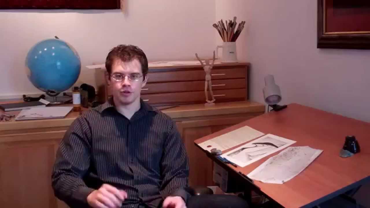 Christopher Paolini's Art Desk - YouTube