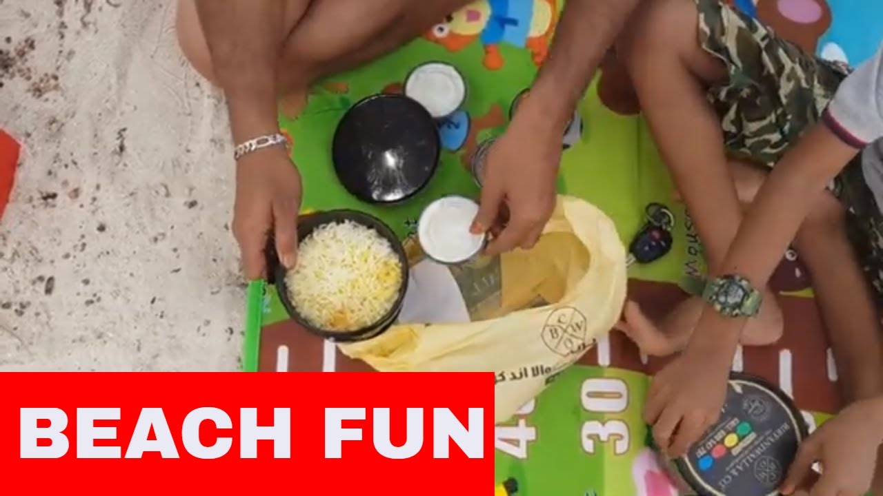 Briyani eating at beach vlog // family time outing vlog/ chellam choice ...