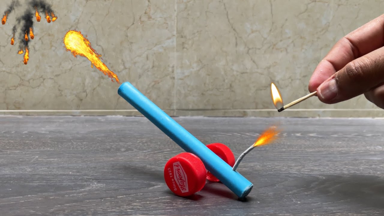 Amazing Paper Cannon From Matches | DIY Powerful Paper Cannon | DIY ...