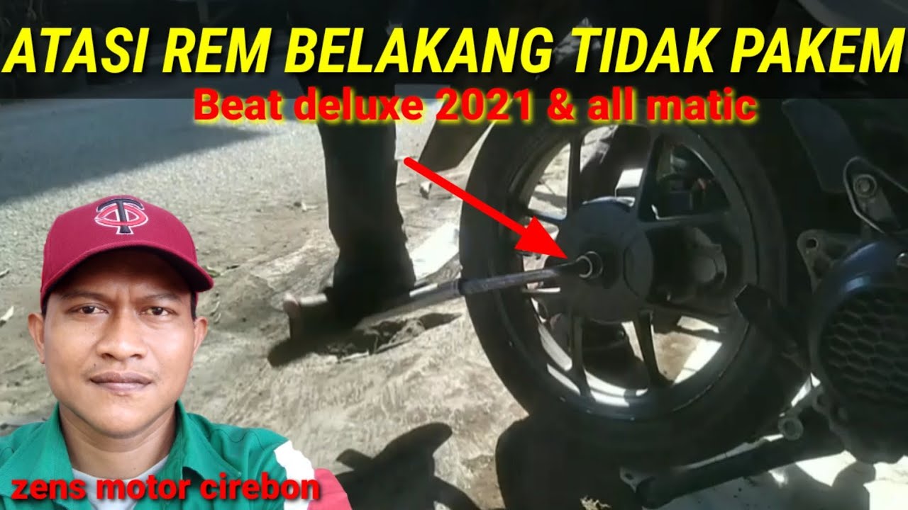 TUTORIAL CARA PASANG KANVAS REM BELAKANG BEAT DELUXE TERBARU 2021 - YouTube