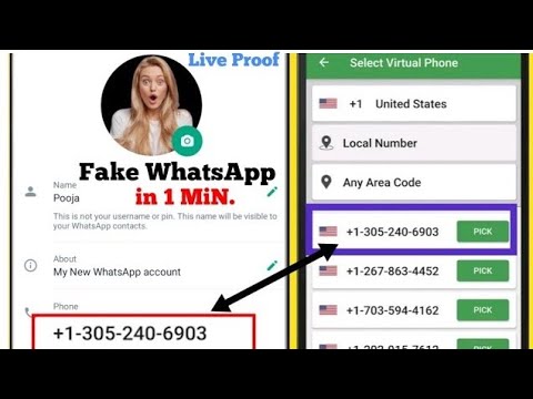 Fake WhatsApp kaise banaye 2024_ How to Create Fake WhatsApp account ...