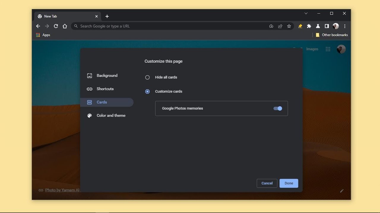 New Tab page "Cards" (Widgets) could be coming to Google Chrome - YouTube