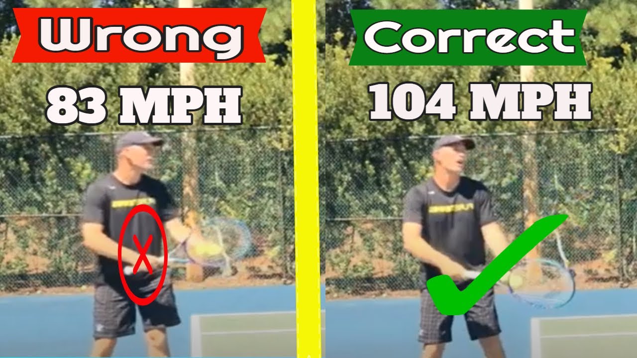 Hit serve 21 mph faster by changing your serve grip - YouTube