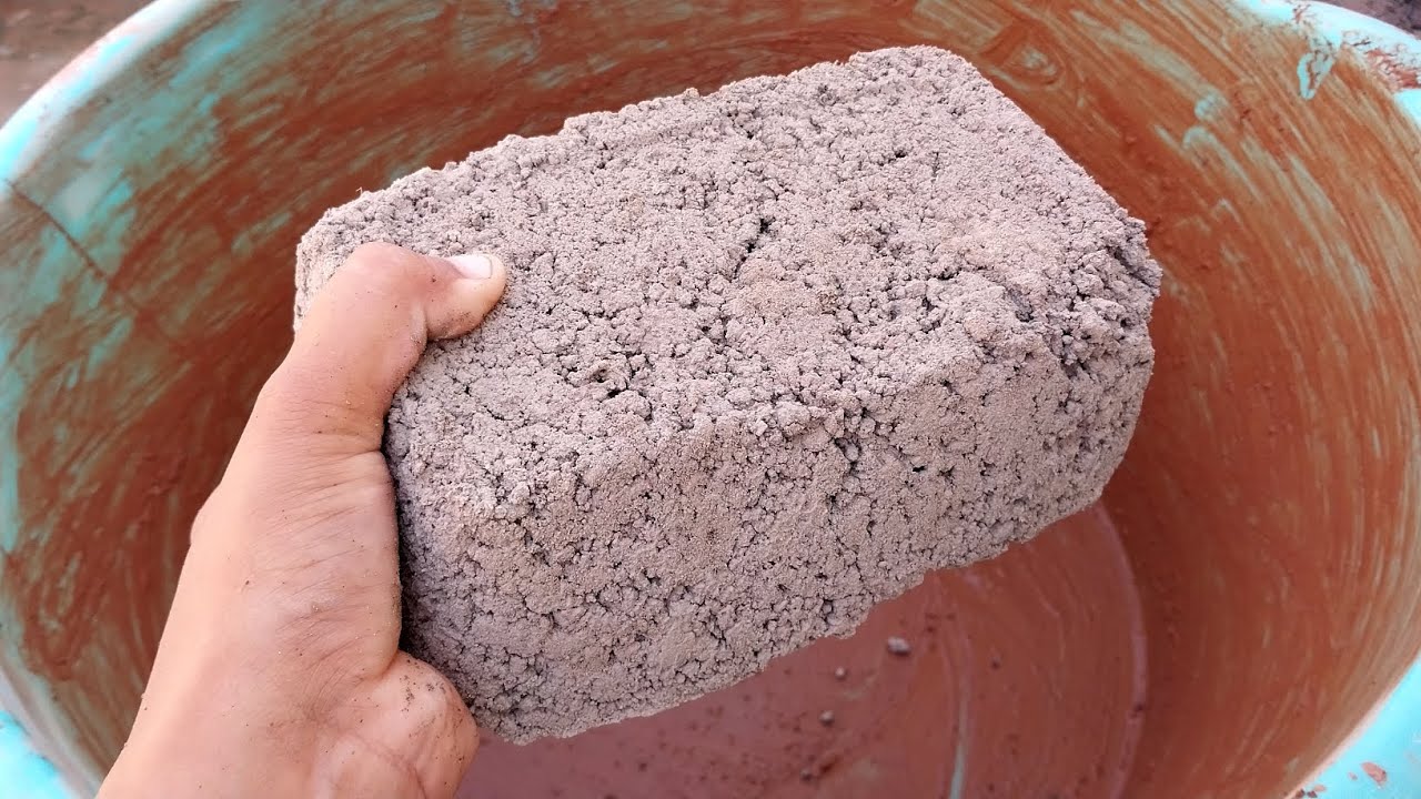 Handmade gritty shapes dry smashing |super satisfying crumbling |unique ...