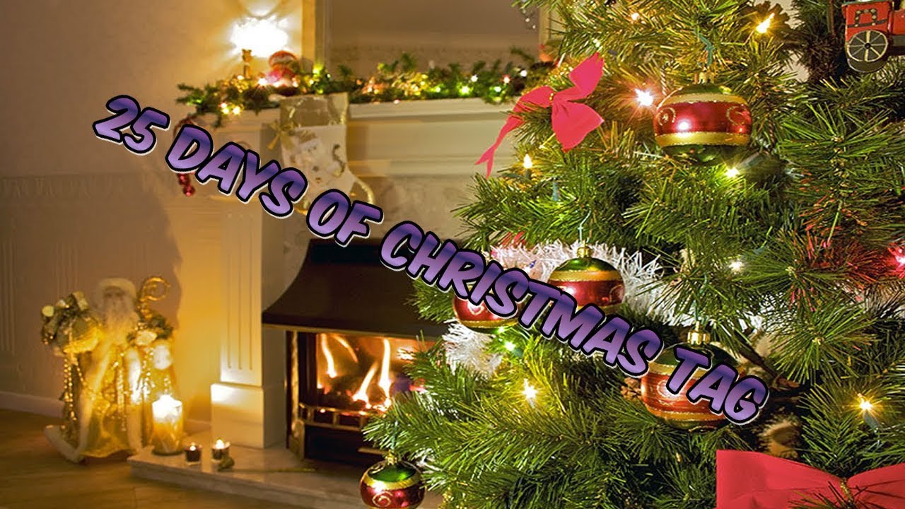 25 Days Of Christmas Tag 2017 Aspieanswers Youtube