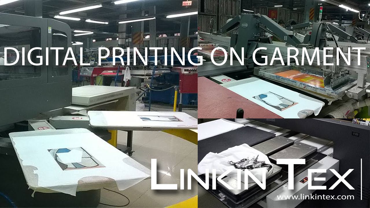 Garment Digital Printing _LINKINTEX - YouTube