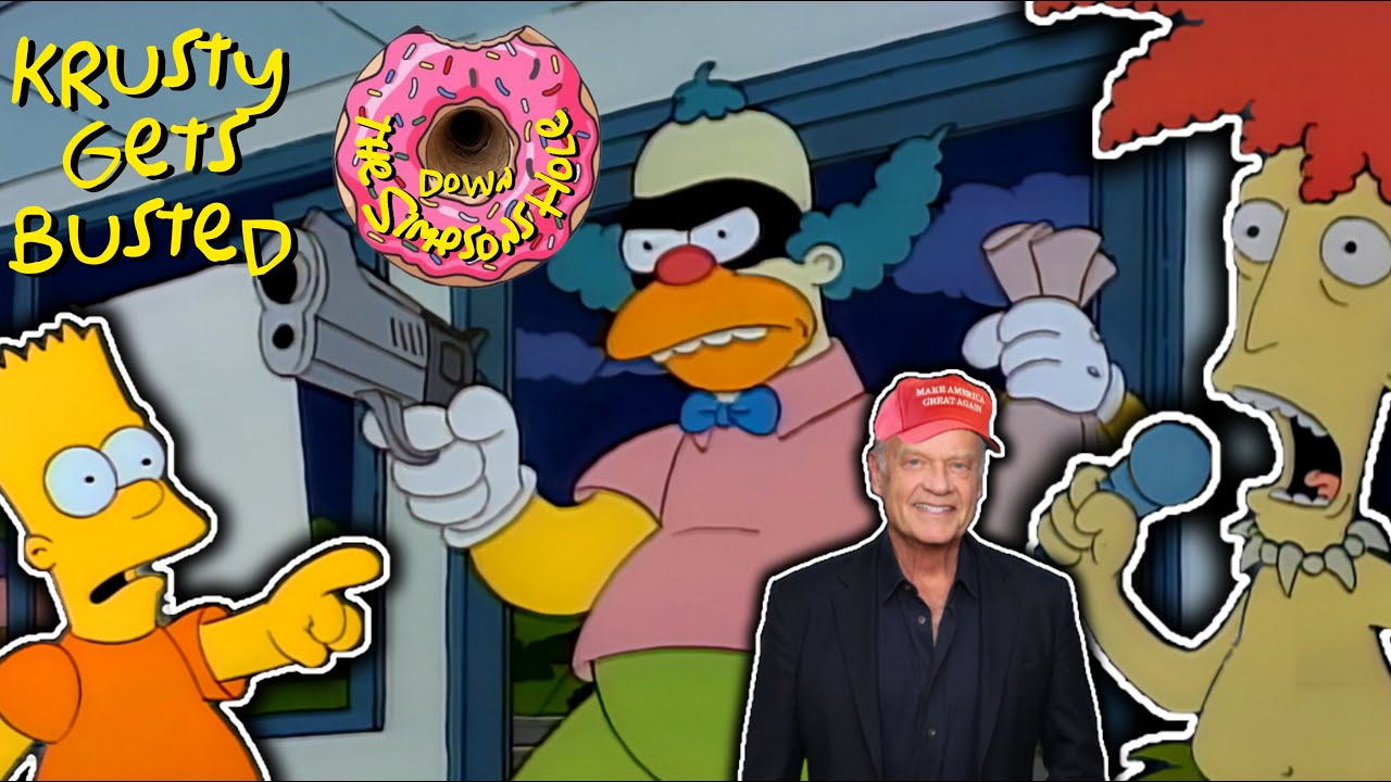 Down The Simpsons Hole: Krusty Gets Busted #simpsons - YouTube