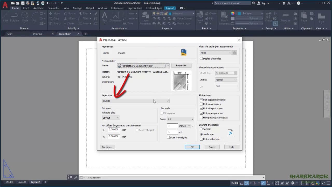 Plot a Drawing Layout / AutoCAD 2021 / Autodesk Knowledge Network - YouTube