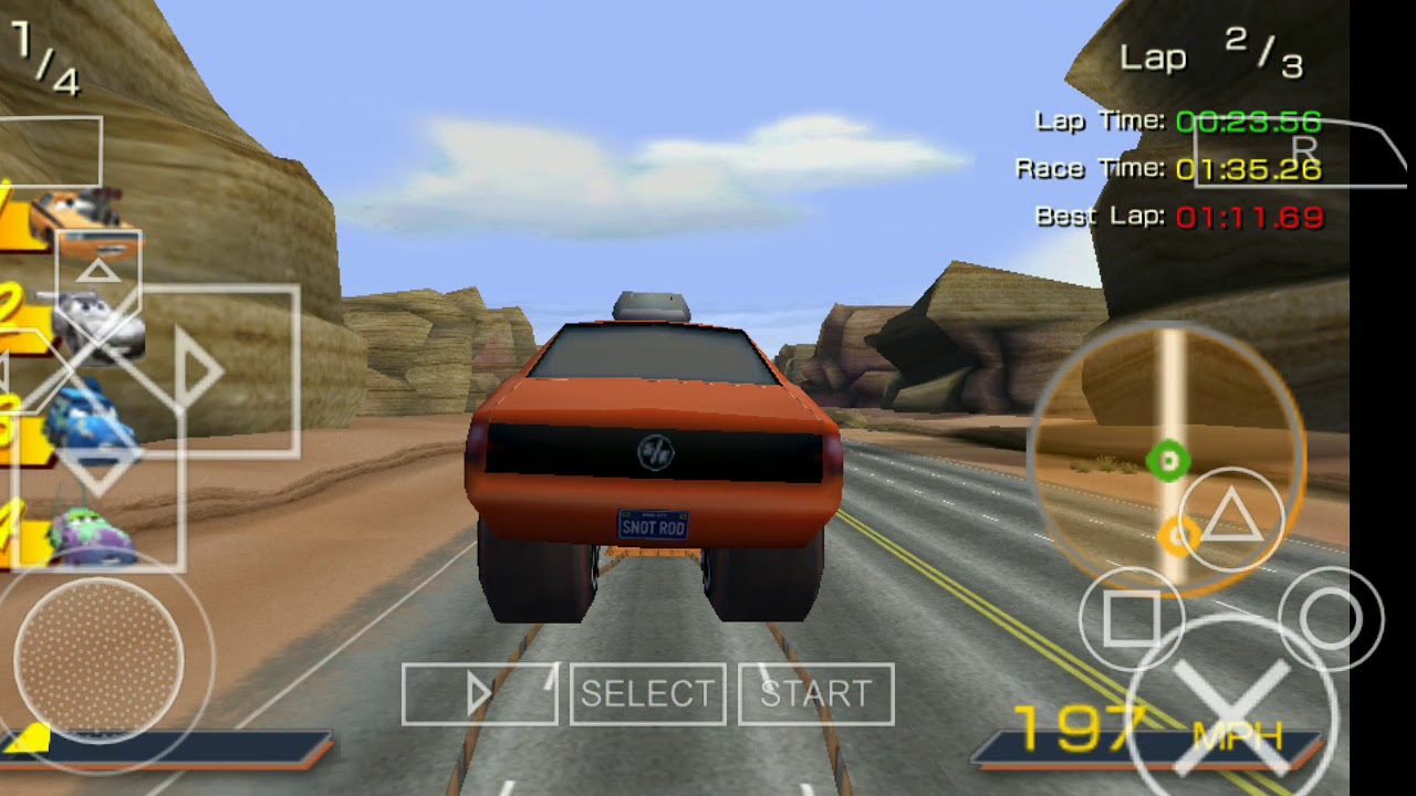 Cars psp snot rod - YouTube