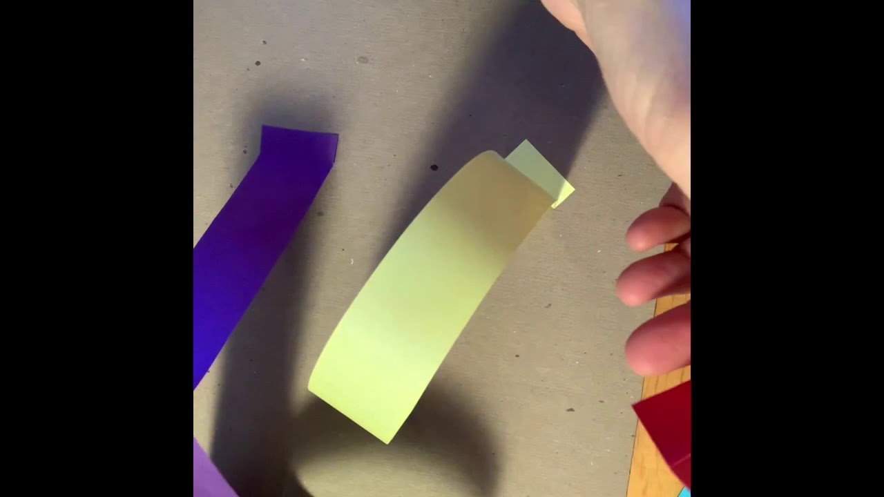 Lesson 9 Paper Strip Sculptures - YouTube