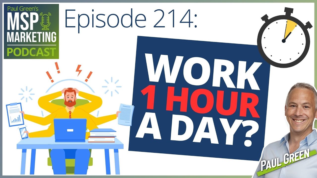 What if you could only work 1 hour a day? | Podcast 214 - YouTube