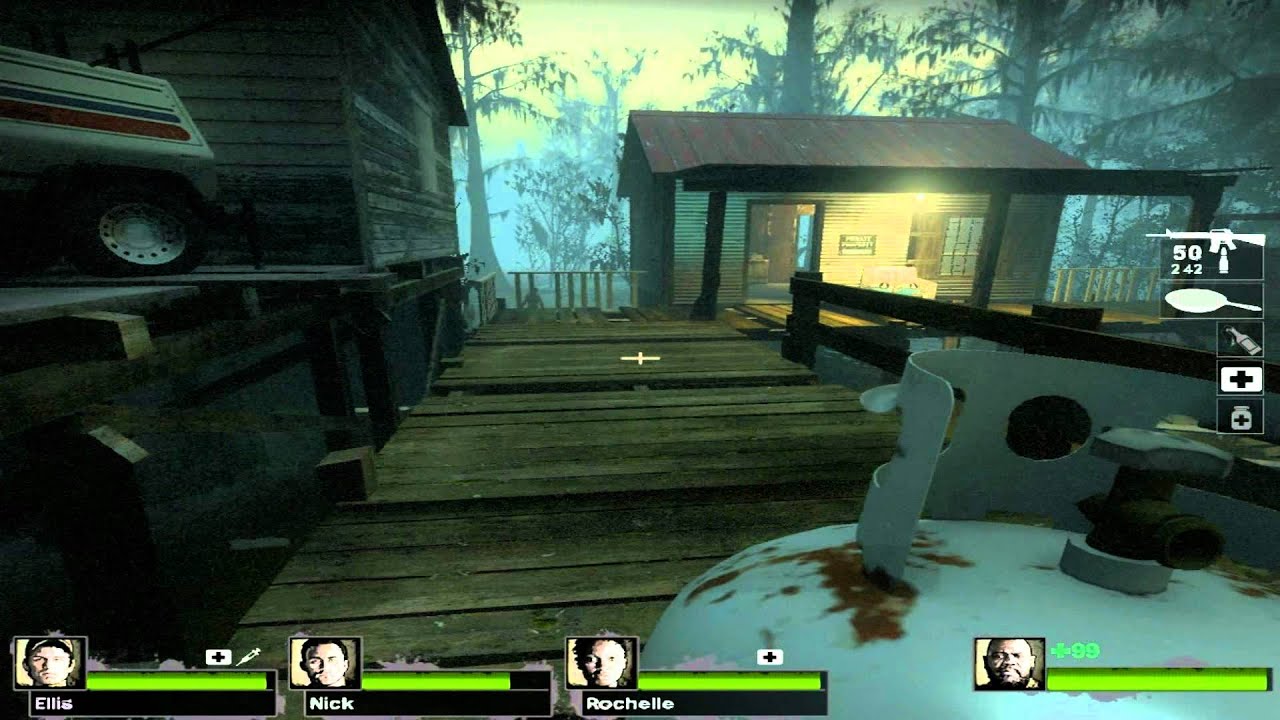 Left 4 dead 2 Walkthrough [ Swamp Fever ] Part 3 - YouTube