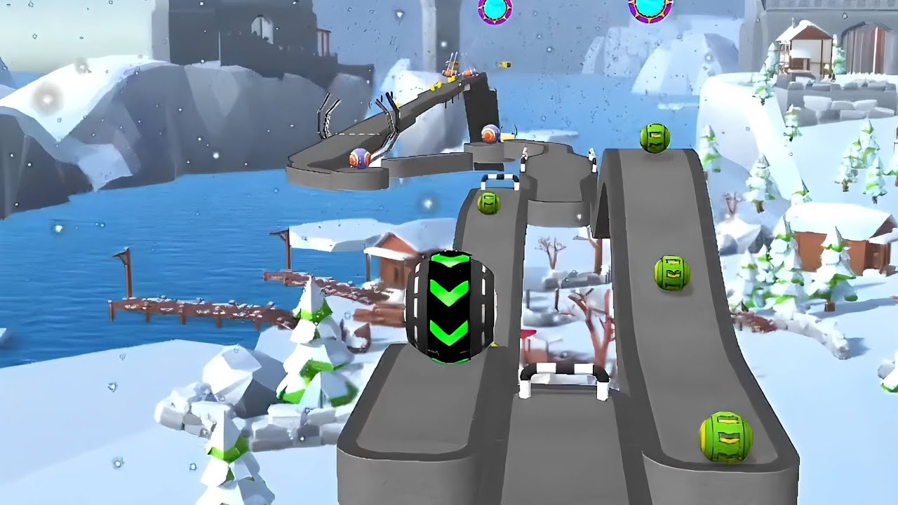 Rolling Ball Sky Escape New Update Gameplay Levels 117 - YouTube