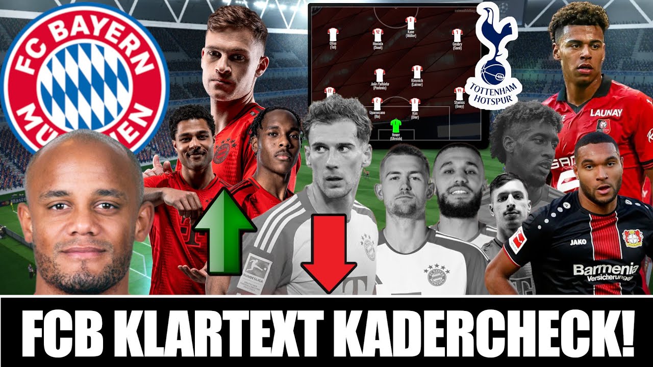 XXL FCB CHECK NACH TOTTENHAM, DE LIGT, MAZRAOUI! | SO KÖNNTE BAYERN ...