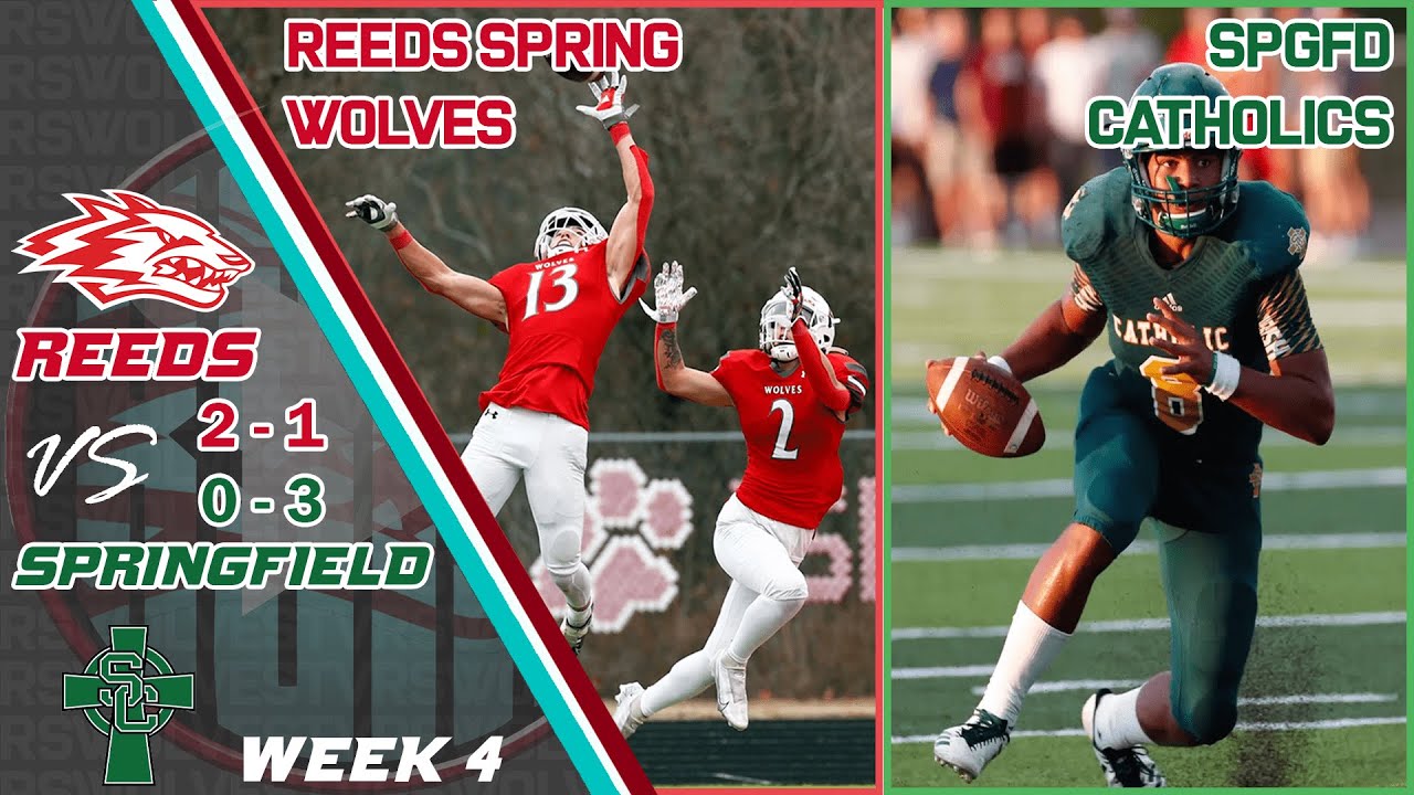 Reeds Spring Wolves Football vs. Springfield Catholics - YouTube