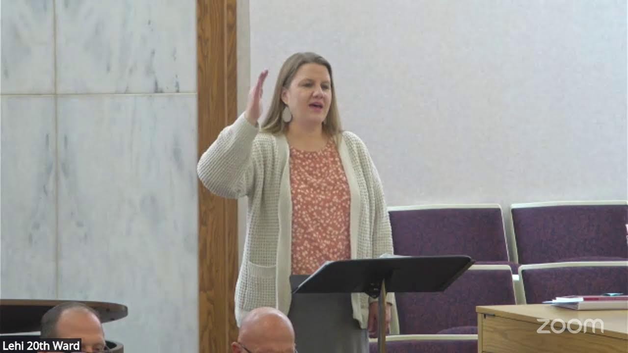Lehi 20th Ward Sacrament Meeting - YouTube