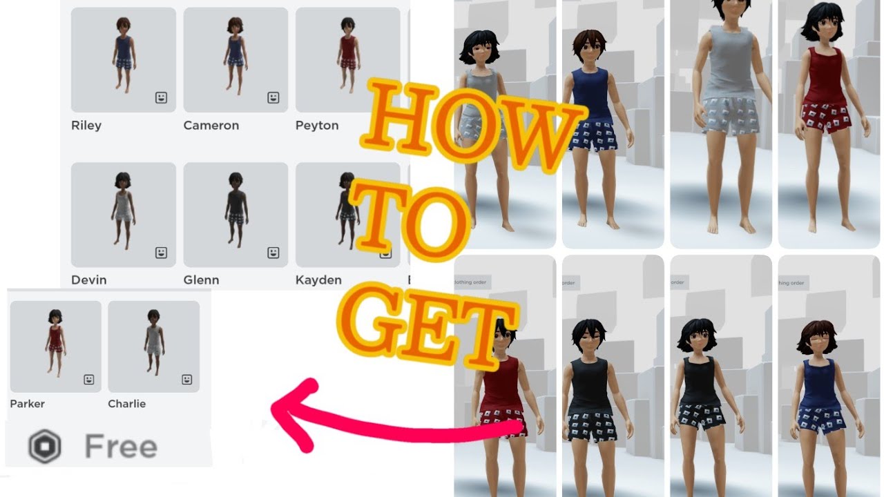 HOW TO GET ALL 8 FREE BUNDLES AND HAIR | ROBLOX ITEMS - YouTube
