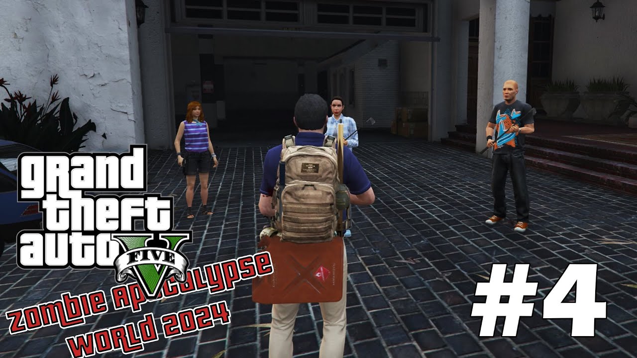 GTA 5 Zombie Apocalypse World 2024 Walkthrough Day 4 - YouTube