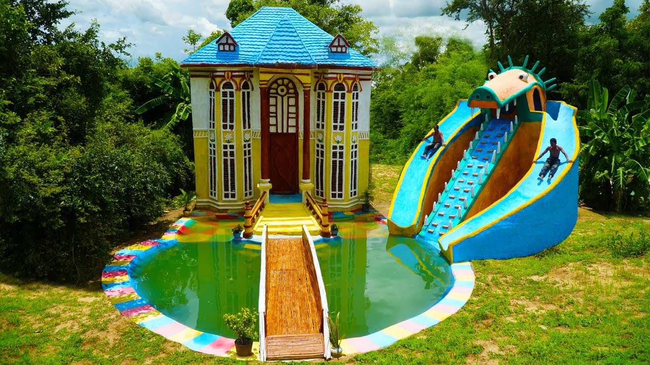 Tips for Creating the Most Stunning Mud Villa, Swimming Pool, Bamboo ...