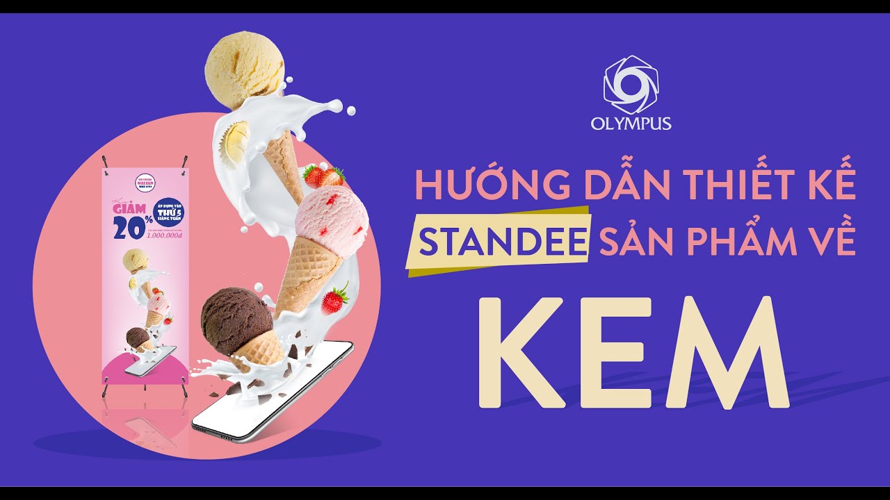 #Standee Hướng dẫn thiết kế standee cho sản phẩm kem | Brand Design ...