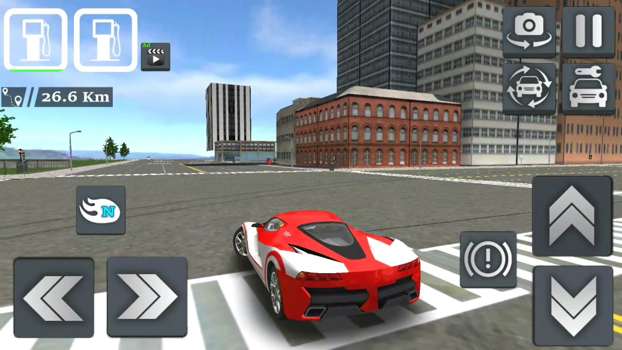 Ultimate Car Simulator - gameplay no mapa - YouTube