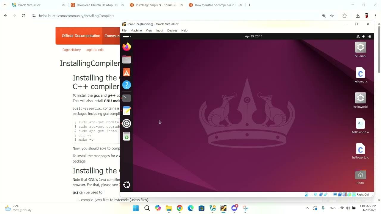 Step-by-Step Guide to Installing and Testing C/C++Compiler and OpenMPI ...