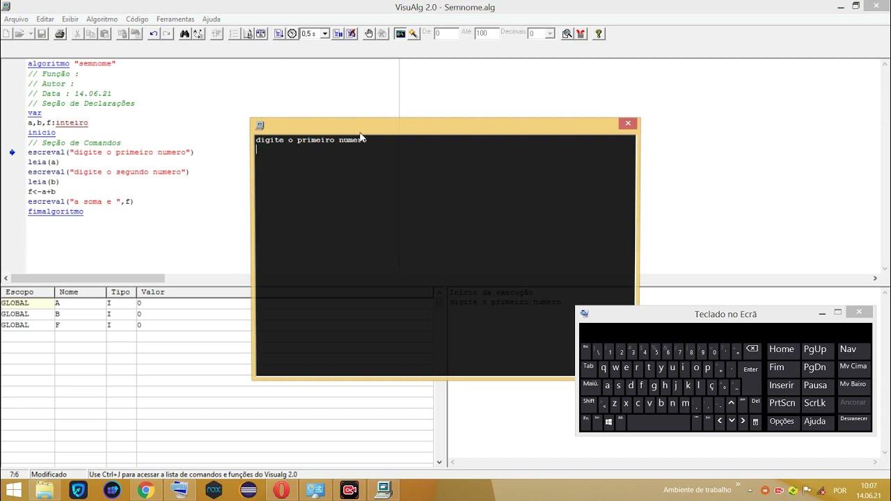Efectuando operaçoes matematicas no Visual G - YouTube