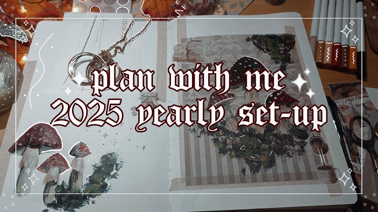 ˏˋ 2025 Yearly Set-Up Bullet Journal PWM ˏˋ - YouTube