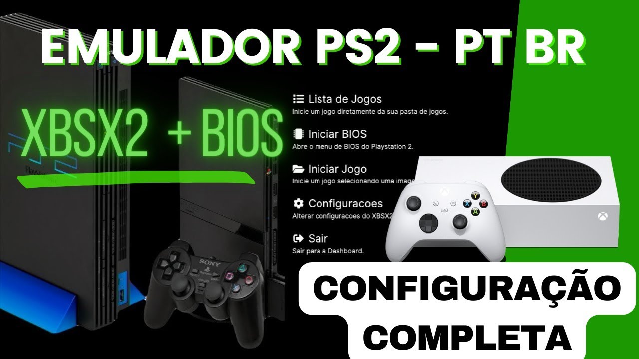 EMULADOR PS2 - Xbsx2 traduzido e com a bios CONFIGURAÇÃO Passo a Passo ...