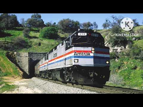 amtrak emd f40ph nathan k5la horn SFX - YouTube