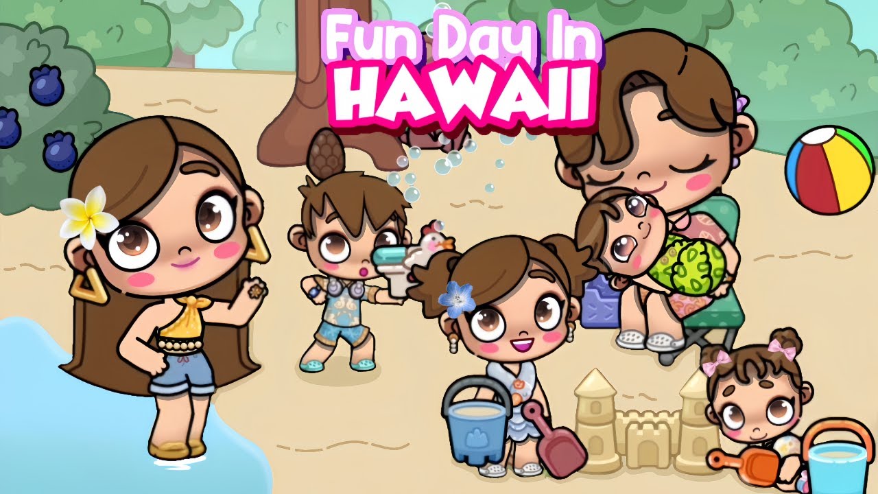 FUN DAY IN *HAWAII*🏝️🎀 || *VOICED🔊* || AVATAR WORLD - YouTube
