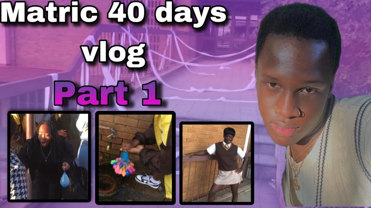 Part 1 : Matric 40 days vlog (chaos) | high school vlog | matric 2022 ...