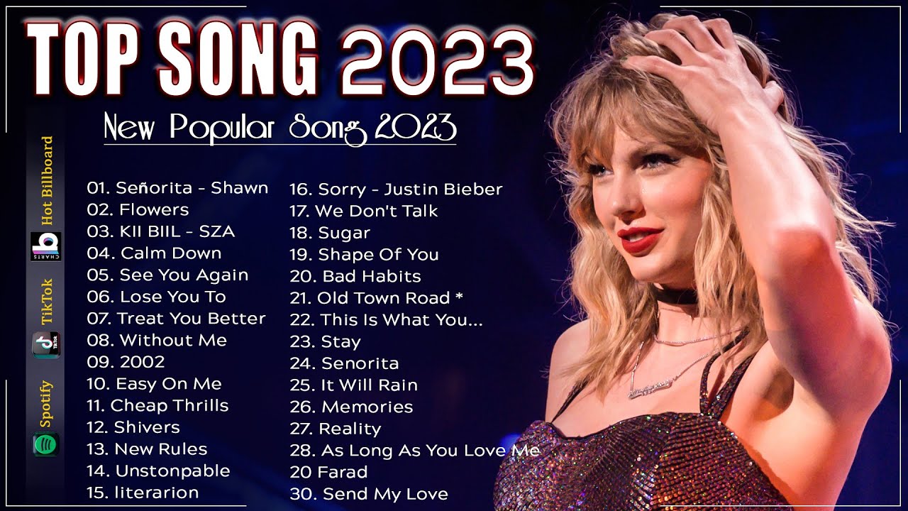 Top 50 Songs of 2023🔸🔸🔸 Best English Songs 2023 🔸🔸🔸 Best Hits Music on ...