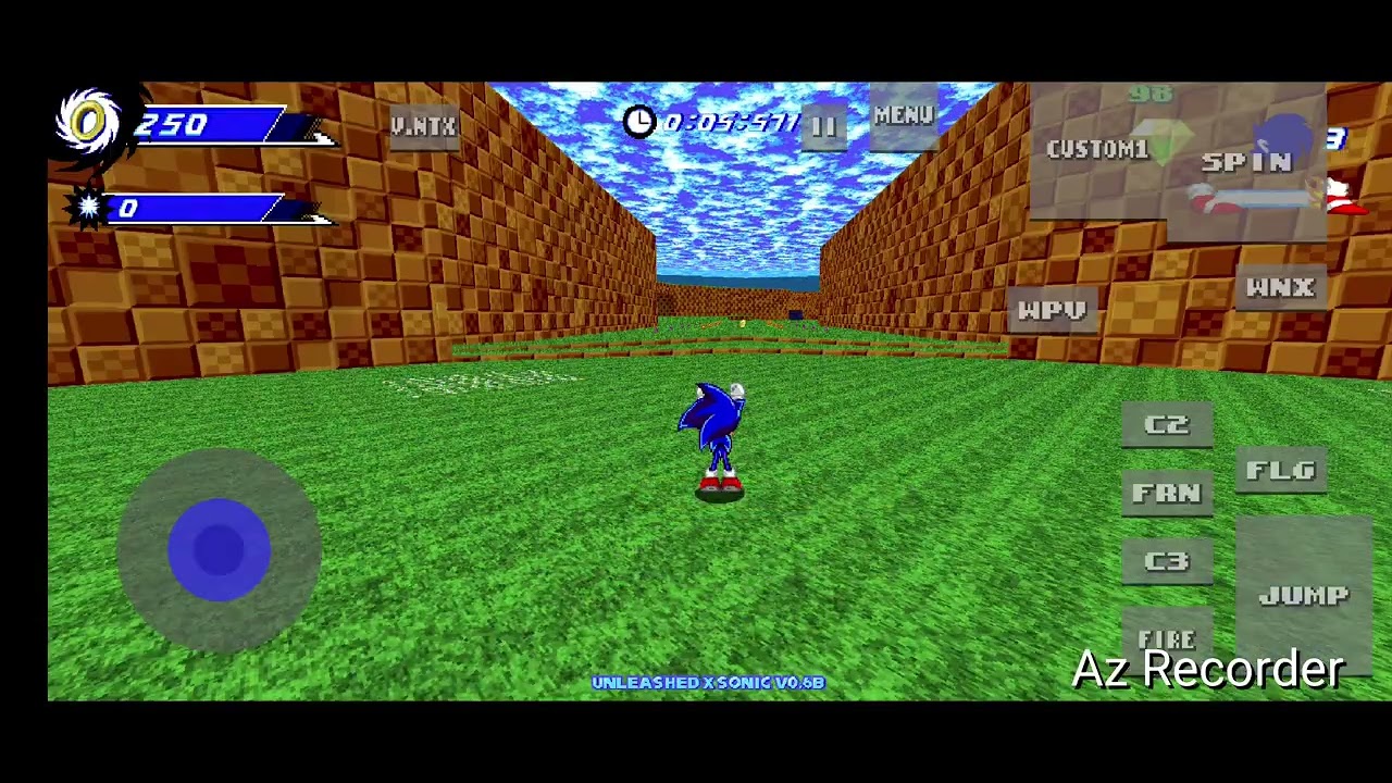 Blasting through green flower zone act 1 with fire sonic (link in the ...