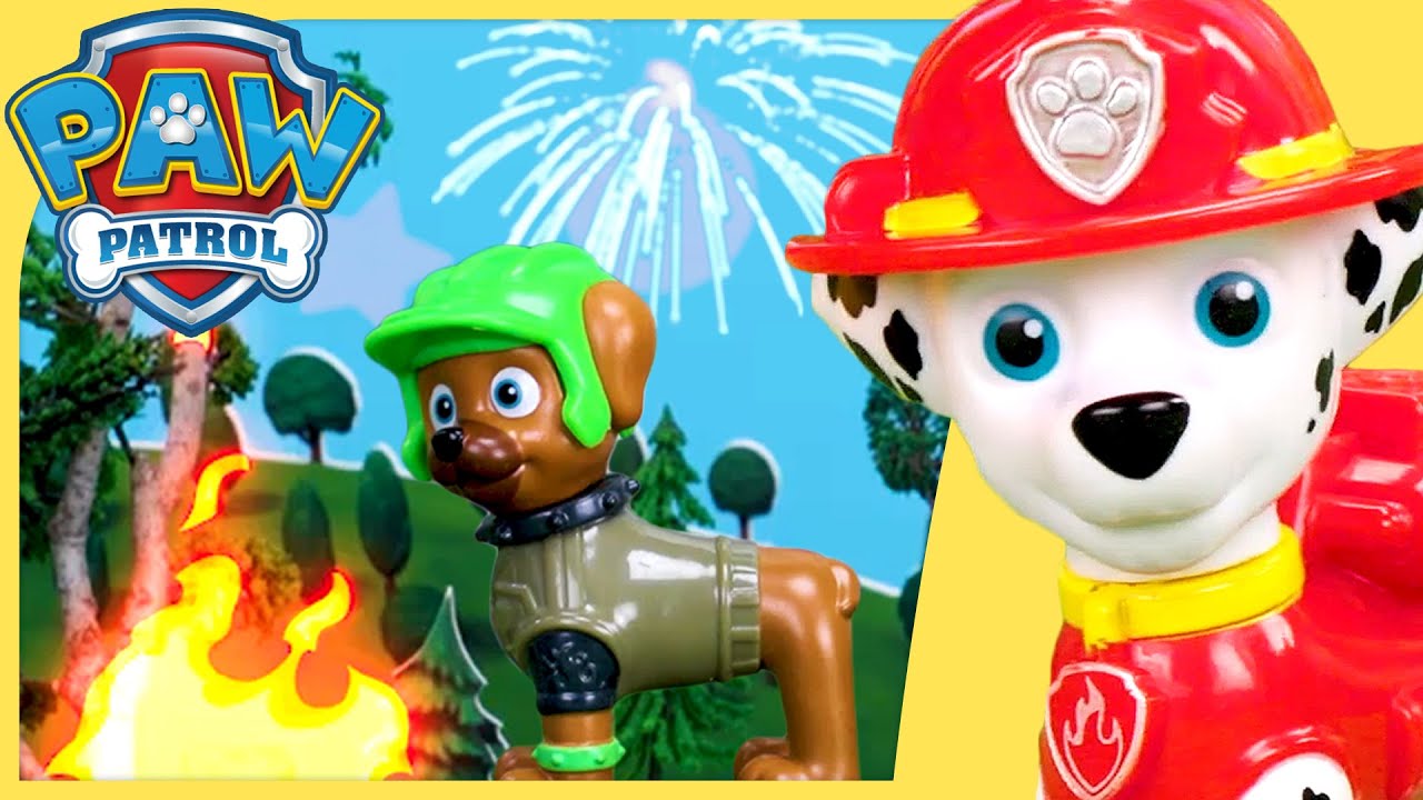 Boomer's Fireworks Frenzy | PAW Patrol | Toy Play for Kids - YouTube