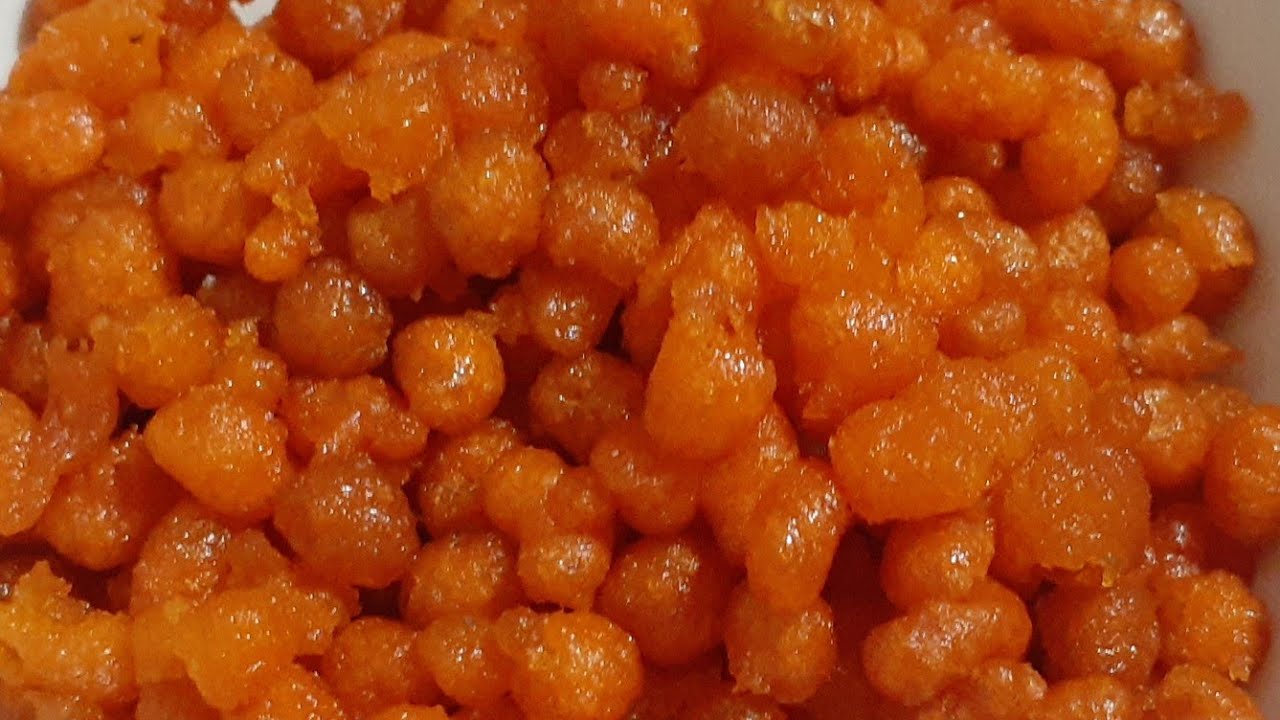 Sweet Boondi Recipe || Easy Way to Make Meethi Boondi || Juicy Boondi ...