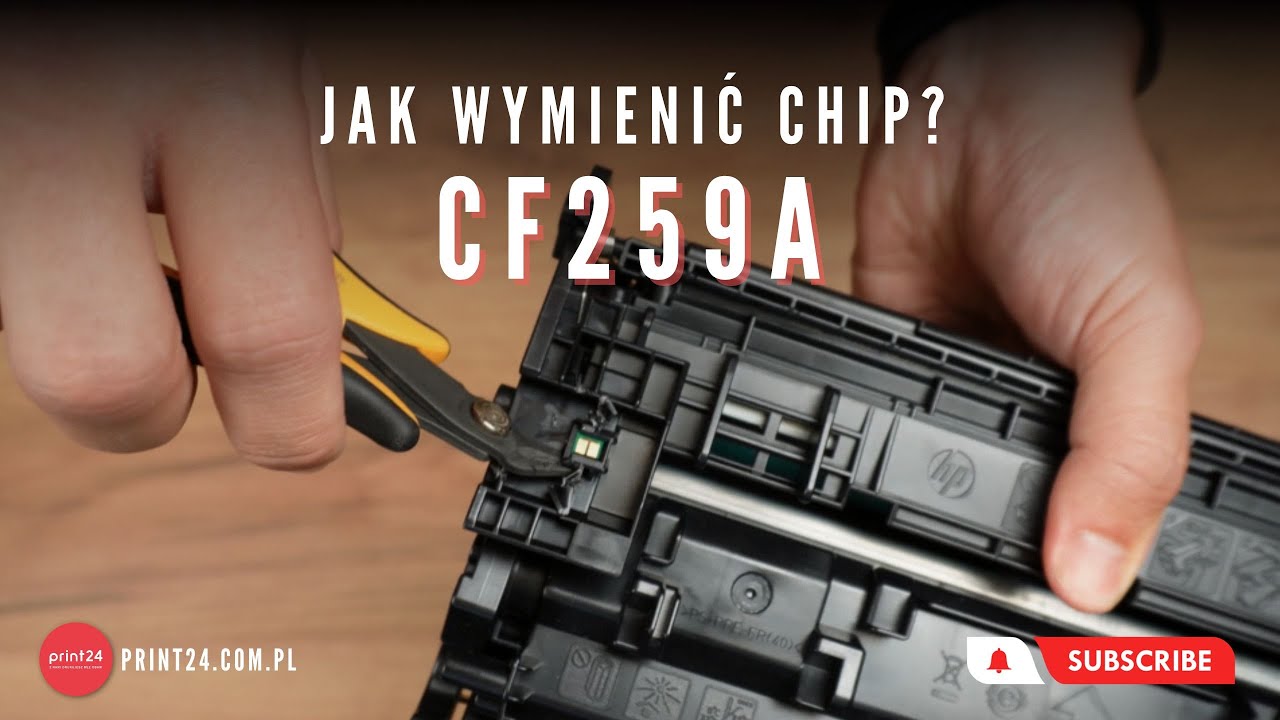 🖨️Jak wymienić chip w tonerze CF259A? Pokazujemy krok po korku. - YouTube