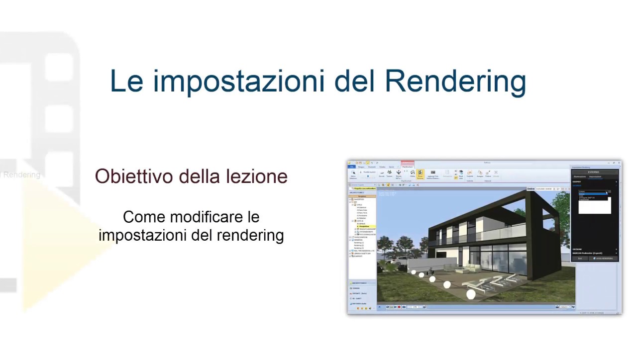 Tutorial Edificius - Le impostazioni del Rendering - ACCA software - YouTube