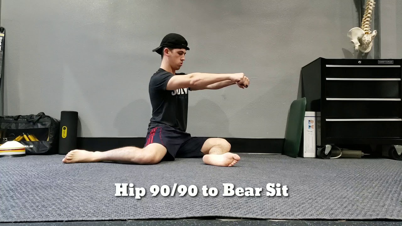 Hip 90/90 to Bear Sit - YouTube